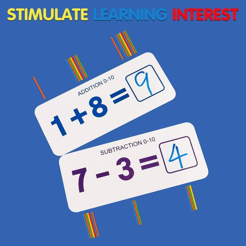 I Love Mathematics Kit | Flash Cards, Counting Sticks, Number Blocks ...