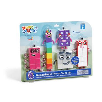 Numberblocks® Friends Six to Ten Figure Pack | Math Collectible Figure ...