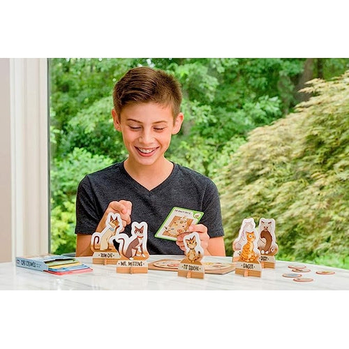 ThinkFun Cat Crimes Brain Game | Educational Set for Kids Age 8 ...